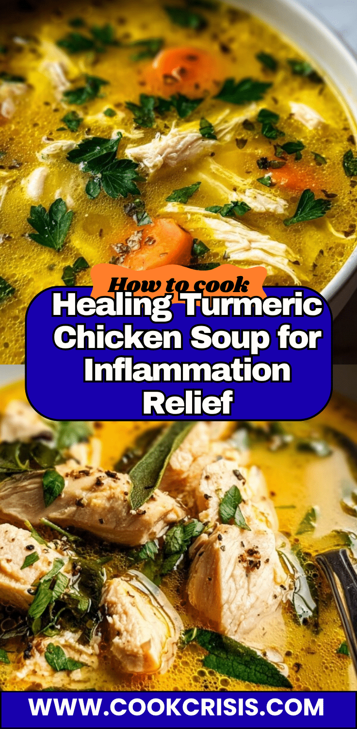 Anti-Inflammatory Turmeric Chicken Soup: Healthy & Comforting